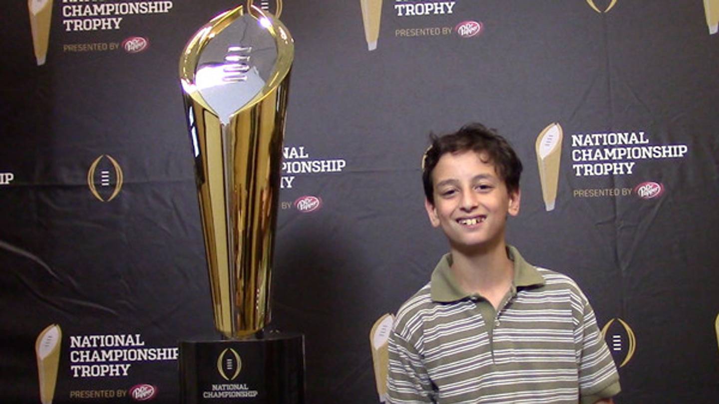 National Championship Trophy unveiled - SI Kids: Sports News for Kids ...