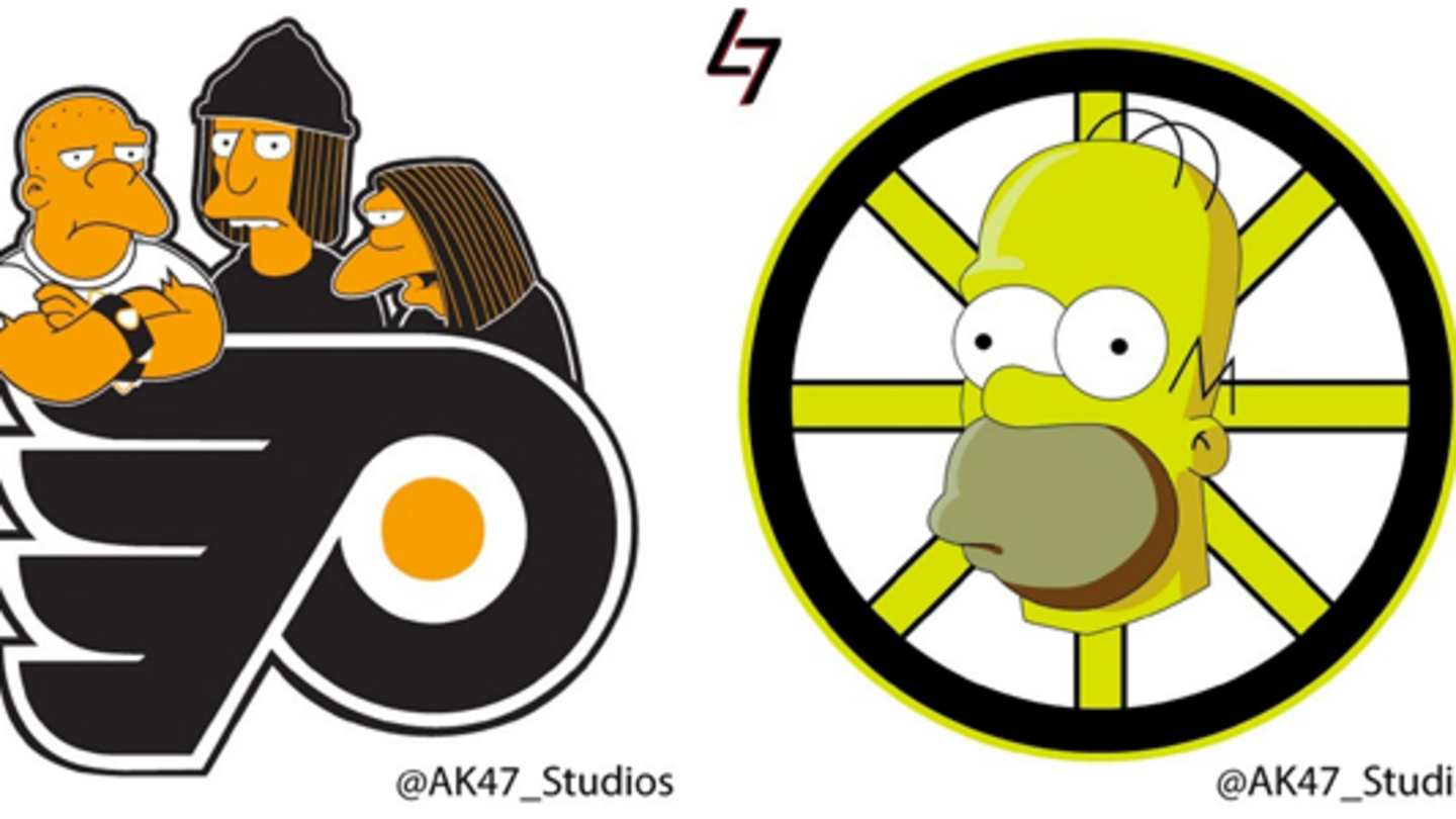 The Simpsons Invade NHL Logos - SI Kids: Sports News for Kids, Kids ...