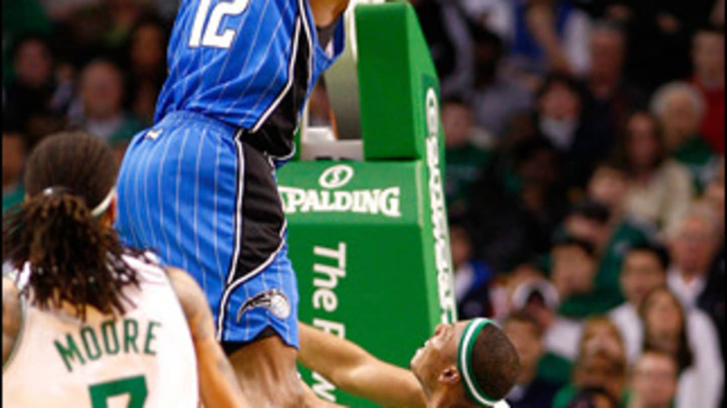Magic and Dwight Howard Block Boston's Way - SI Kids: Sports News for ...