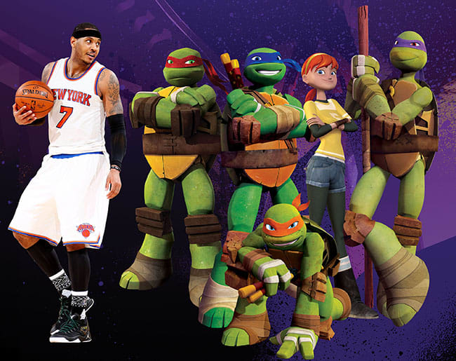 Carmelo Teams Up with the Teenage Mutant Ninja Turtles - SI Kids ...