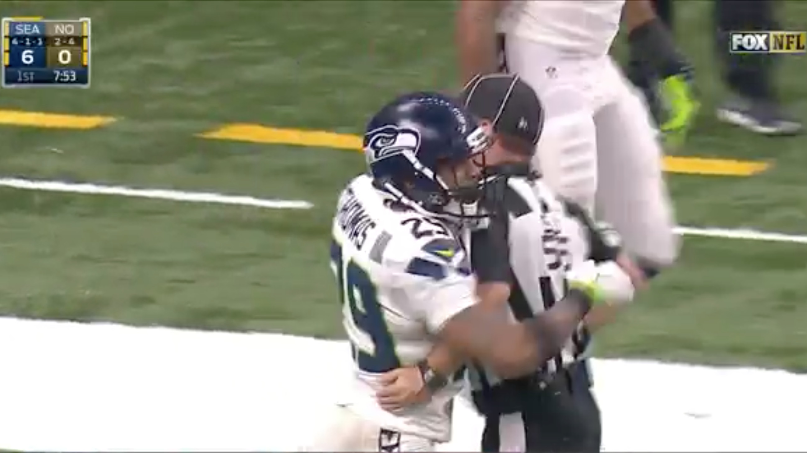 Referee Hug