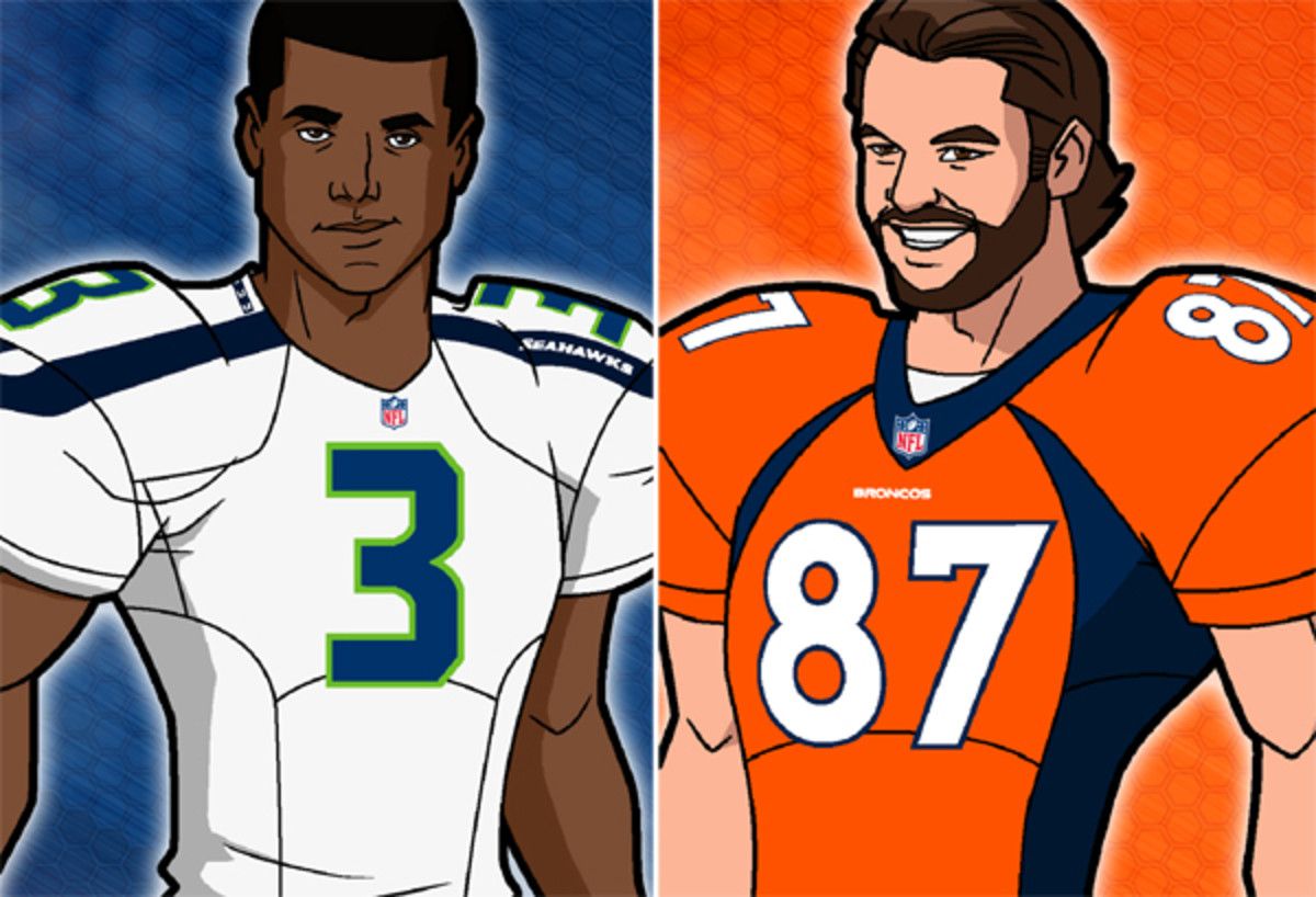 Russell Wilson, Eric Decker Get Animated - SI Kids: Sports News for ...