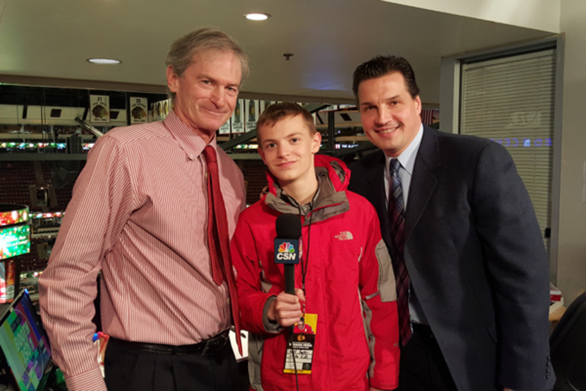 Inside the Booth with Blackhawks Broadcasters Pat Foley and Eddie ...