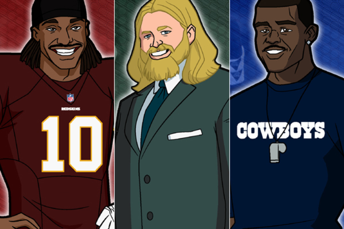 RGIII, Nick Mangold Get Animated for NFL Rush Zone Draft Special - SI ...